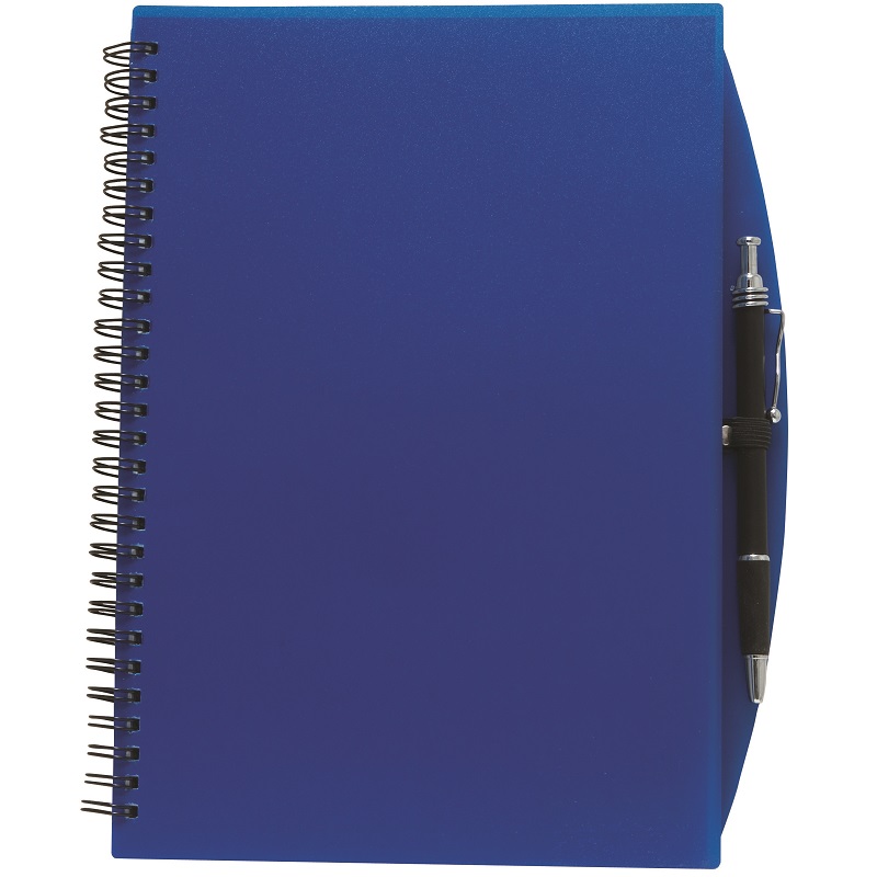 4"x6" 70 Sheet Poly Journal with Pen - CPS/Keystone