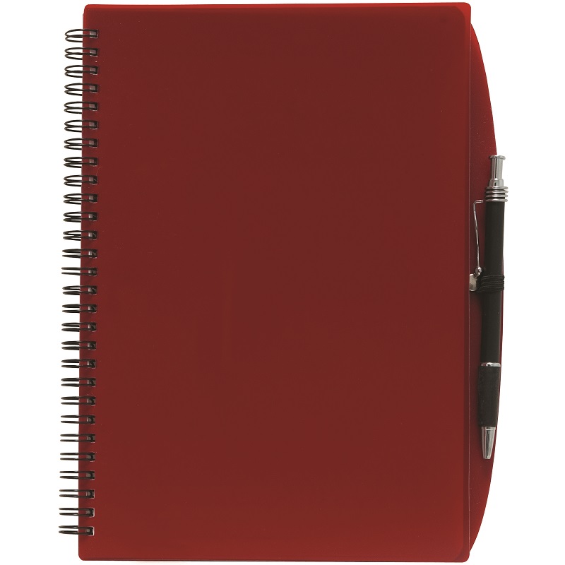 4"x6" 70 Sheet Poly Journal with Pen - CPS/Keystone