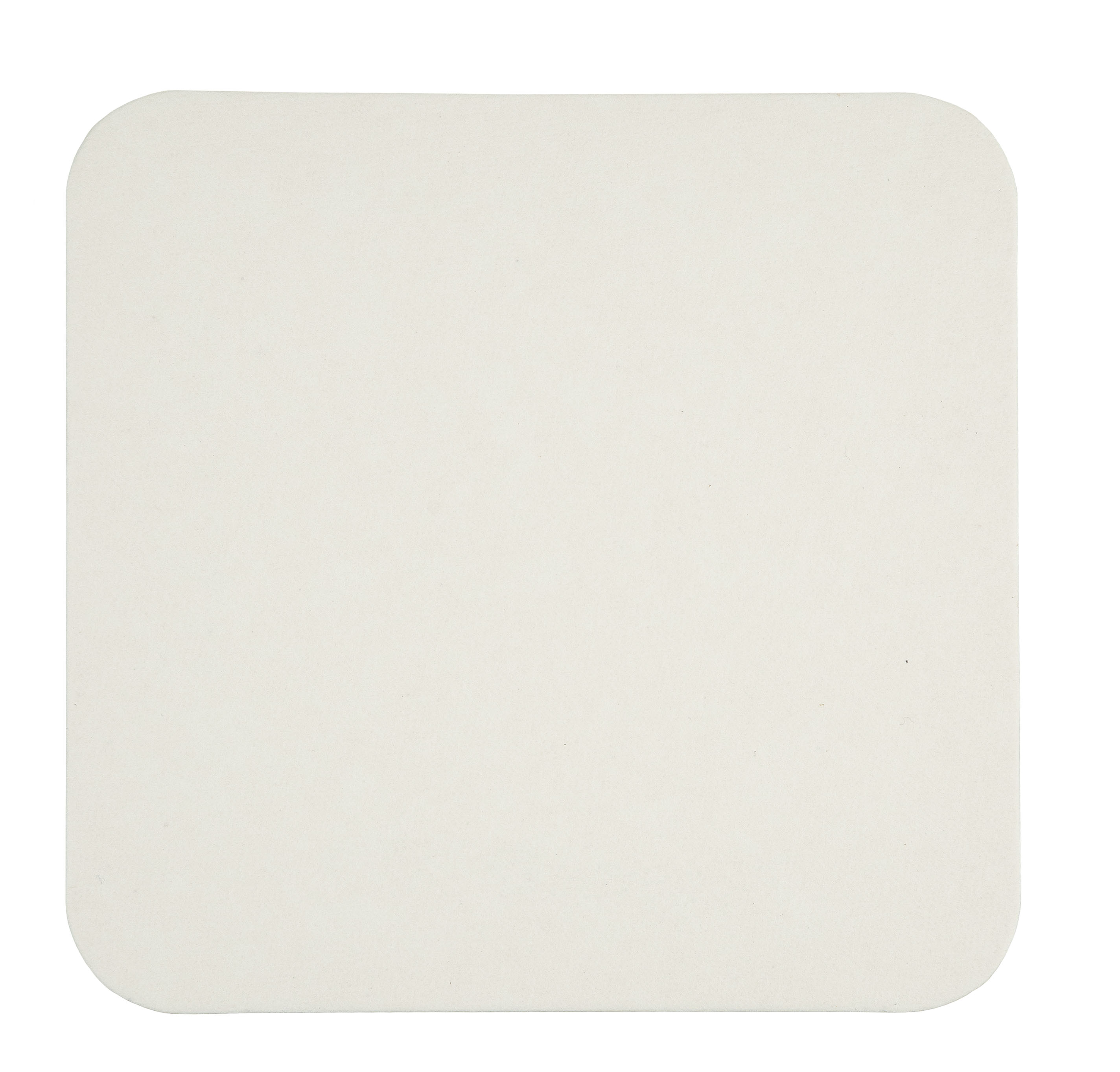 3 1/2" Square 40 Point Pulp Board Coaster - CPS/Keystone
